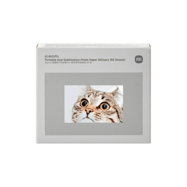 Xiaomi Portable Dye-Sublimation Photo Paper Stickers (50 Sheets ...